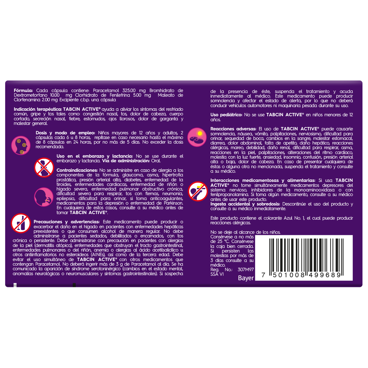 Tabcin Active®: rápido alivio de la gripe y tos | Tabcin®